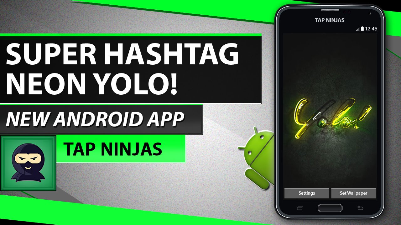 Neon Yolo Free Live Wallpaper - Android - LWP - Mobile App - YouTube