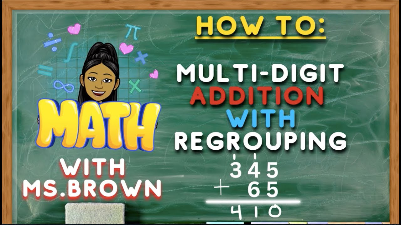 HOW TO ADD NUMBERS WITH REGROUPING | Grade 2-5 - YouTube