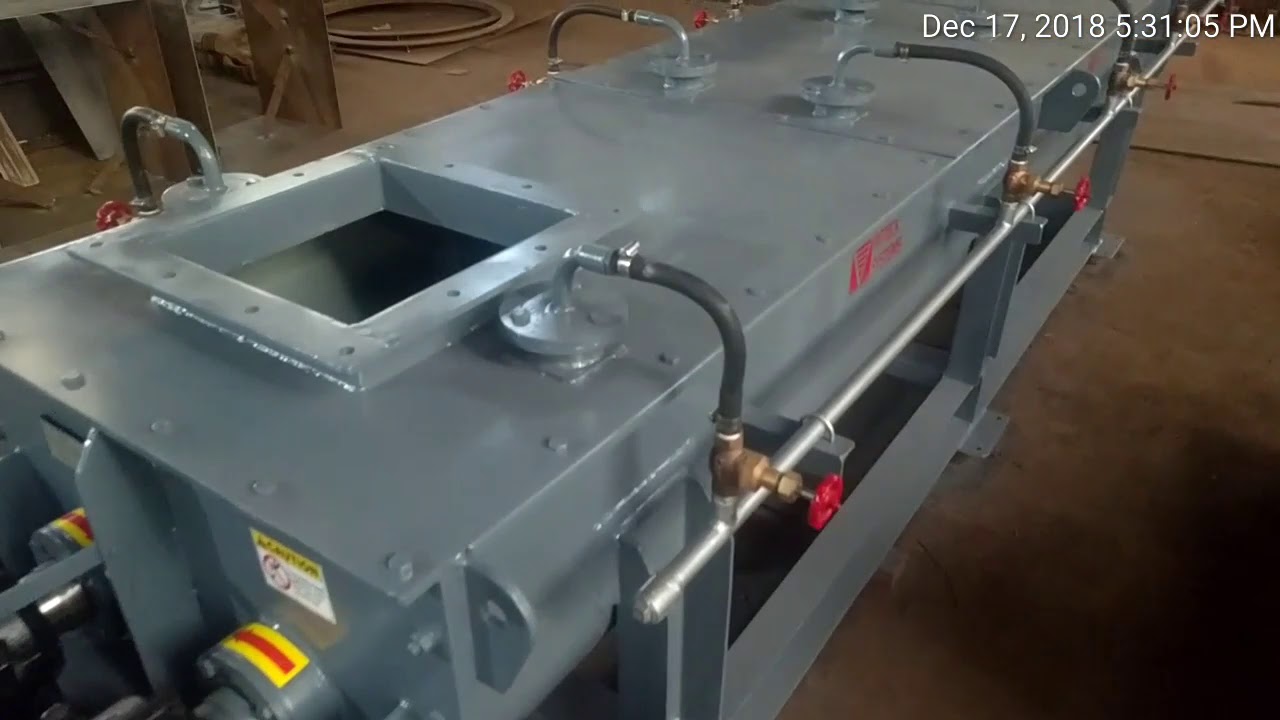 Ash conditioner , Rotary airlock valve for Sweden KALLERED - YouTube