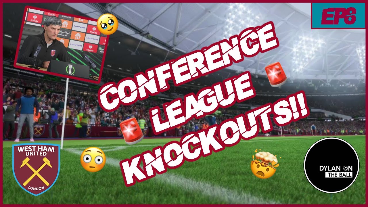 UEFA Conference League Knockout Rounds!! | FIFA 23 Career Mode | West ...