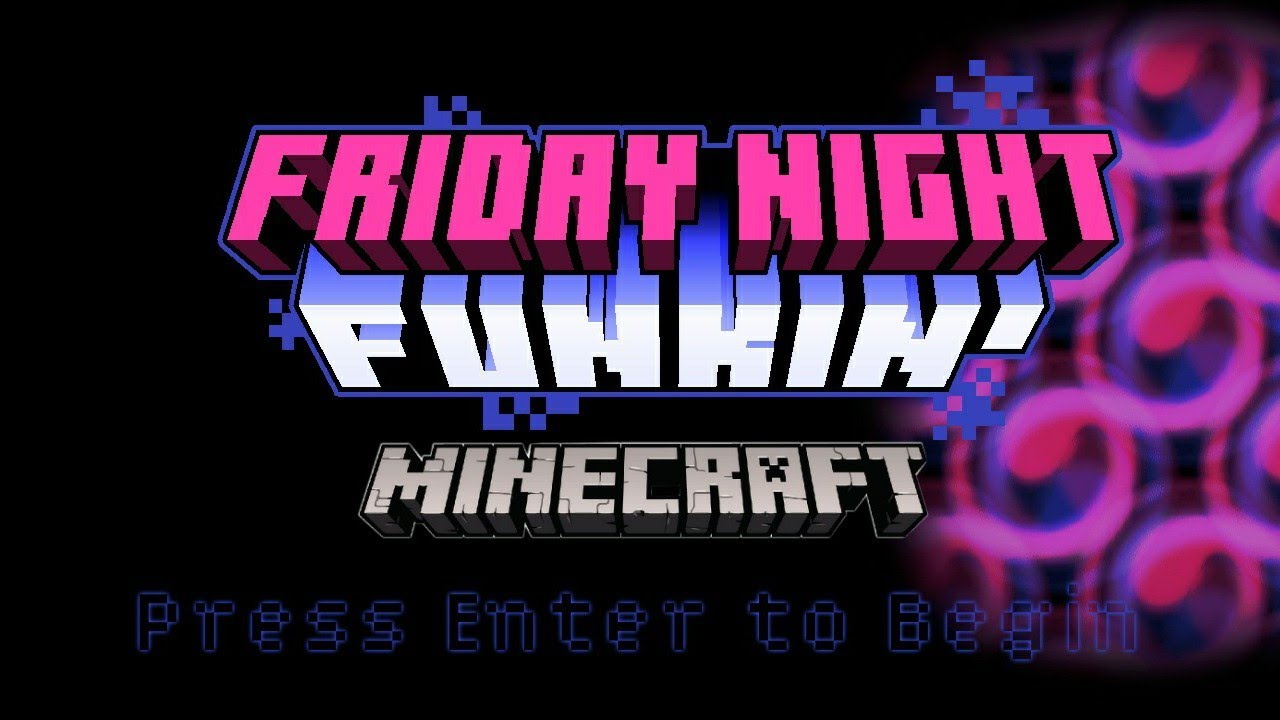 O mod de minecraft no (Friday Night Funkin) no Celular - YouTube