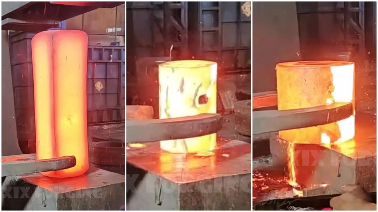 How To Professionally Forge Steel Billets EP523 #satisfying #forging # ...