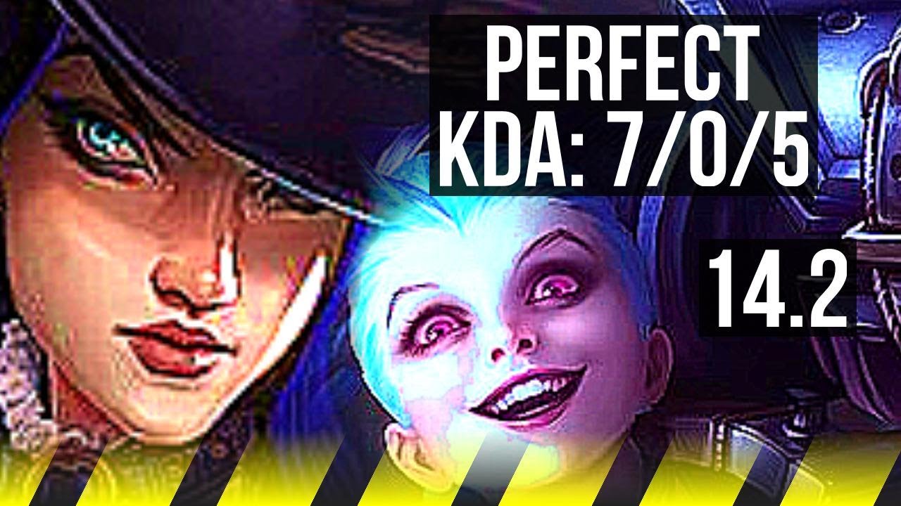 CAIT & Rell vs JINX & Nautilus (ADC) | 7/0/5, Godlike | KR Grandmaster ...