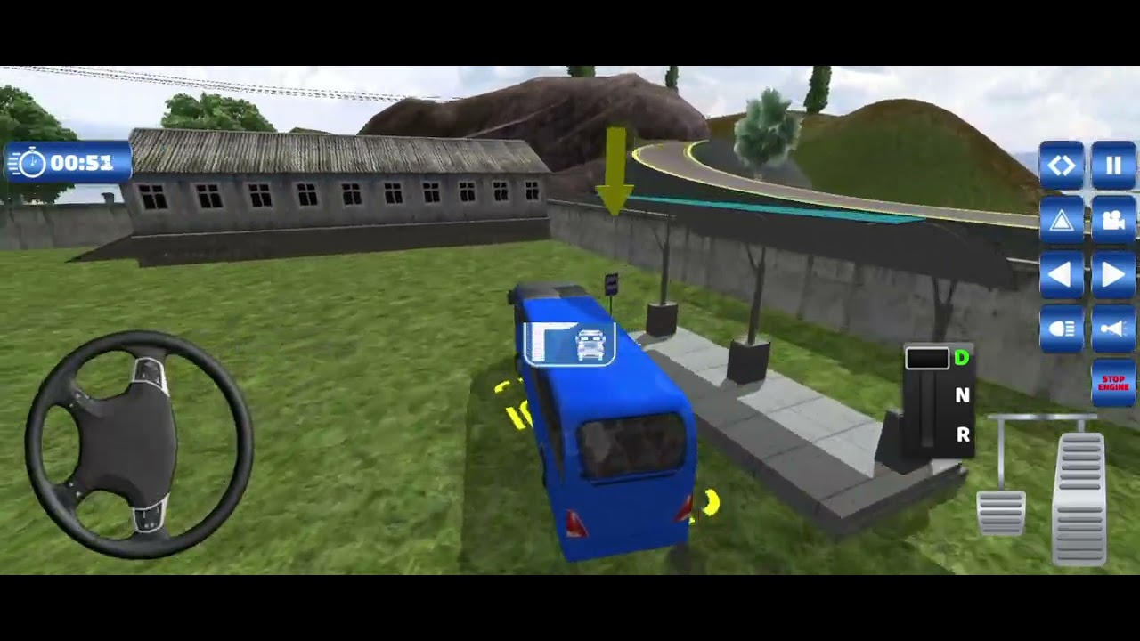 HILL COACH BUS SIMULATOR GAME 3D🔈Bus GAMES - BUS WALA GAME 2023 - YouTube