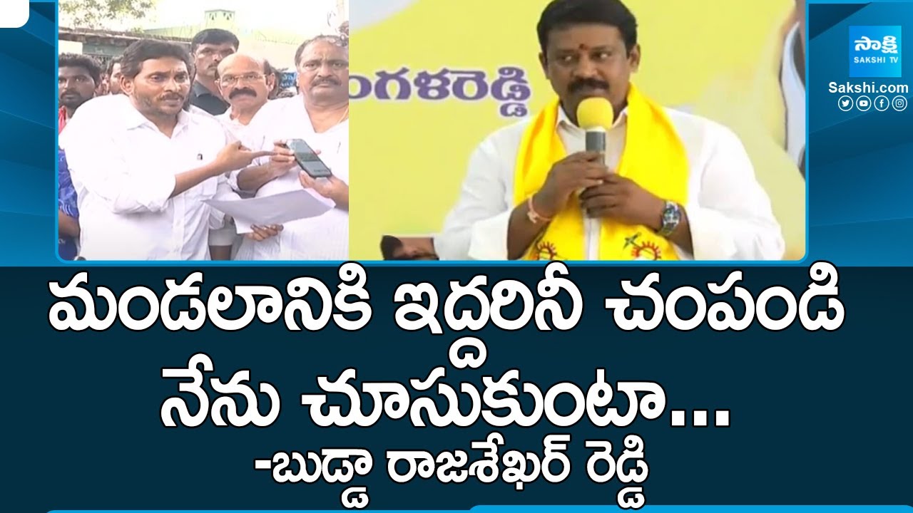 YS Jagan about Budda Rajasekhar Reddy Comments | Nandyal YSRCP Leader ...