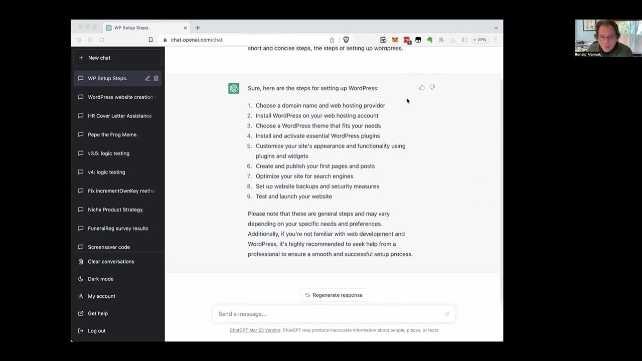 ChatGPT Prompt Engineering Mastermind: we worked on Zoom to improve ...
