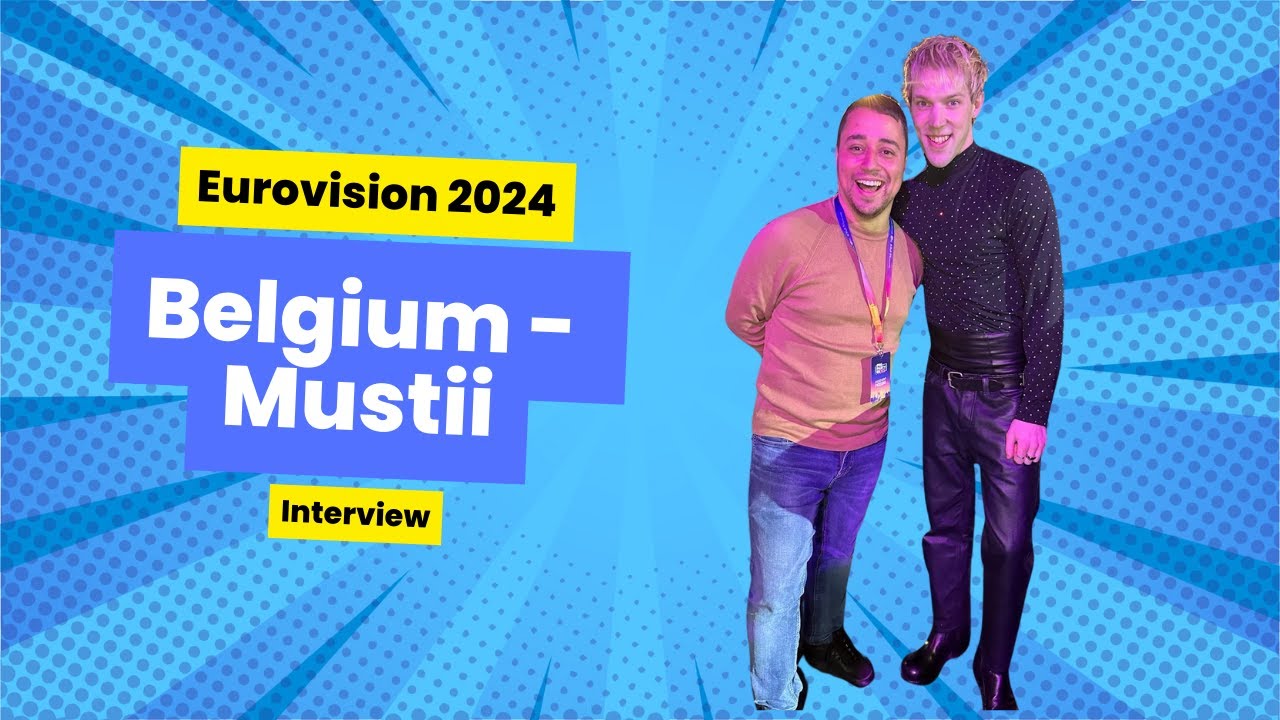 Eurovision 2024 - Belgium - Interview with Mustii - Before The Party's ...