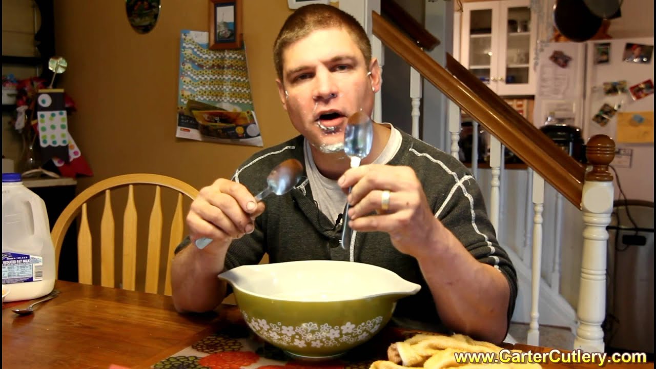 UNBELIEVABLE! Shaving With a Spoon! - MURRAY CARTER - YouTube