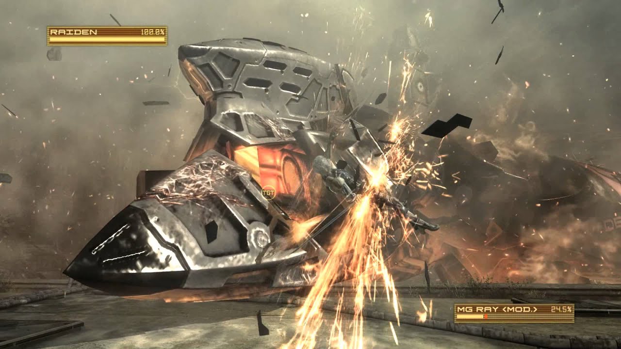 Metal Gear Rising PC - Ray Part 2 Revengeance Difficulty S-rank - YouTube