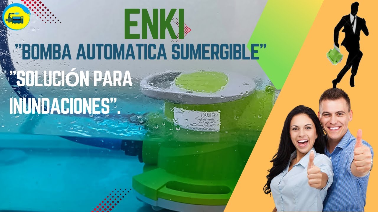 Bomba de agua Enki: Solución Automática para Drenar y Bombear Agua ...