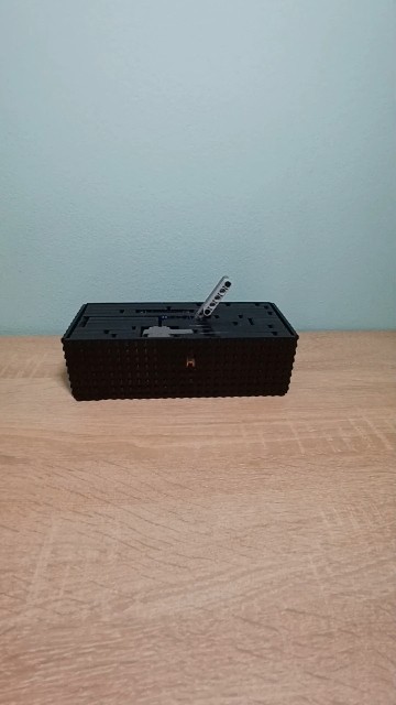 Lego useless box, with pull back motor #lego #legomachine - YouTube