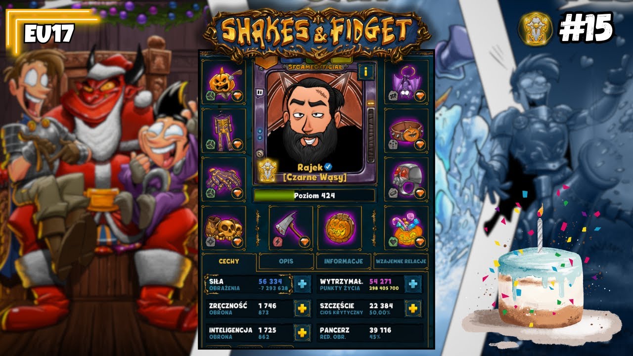 🥳 EU17 vs 365 DNI! | AKT. 28.5 + MAP | SHAKES & FIDGET | RAJEK - YouTube