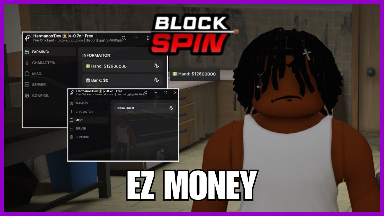 [OP] BLOCK SPIN ROBLOX SCRIPT 🔥 AUTO FARM, AIMBOT, ESP & MORE MOBILE ...