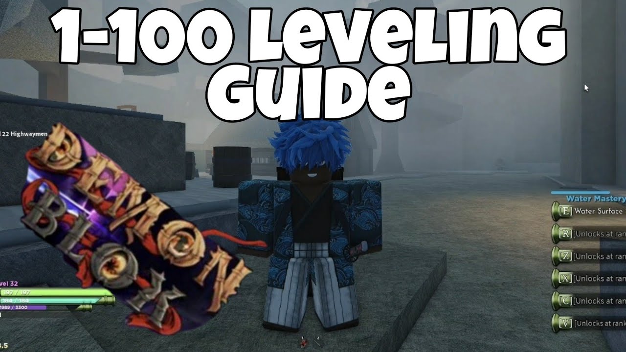 Fastest Leveling Guide 1-100 | Demon Blox Update 1 - YouTube