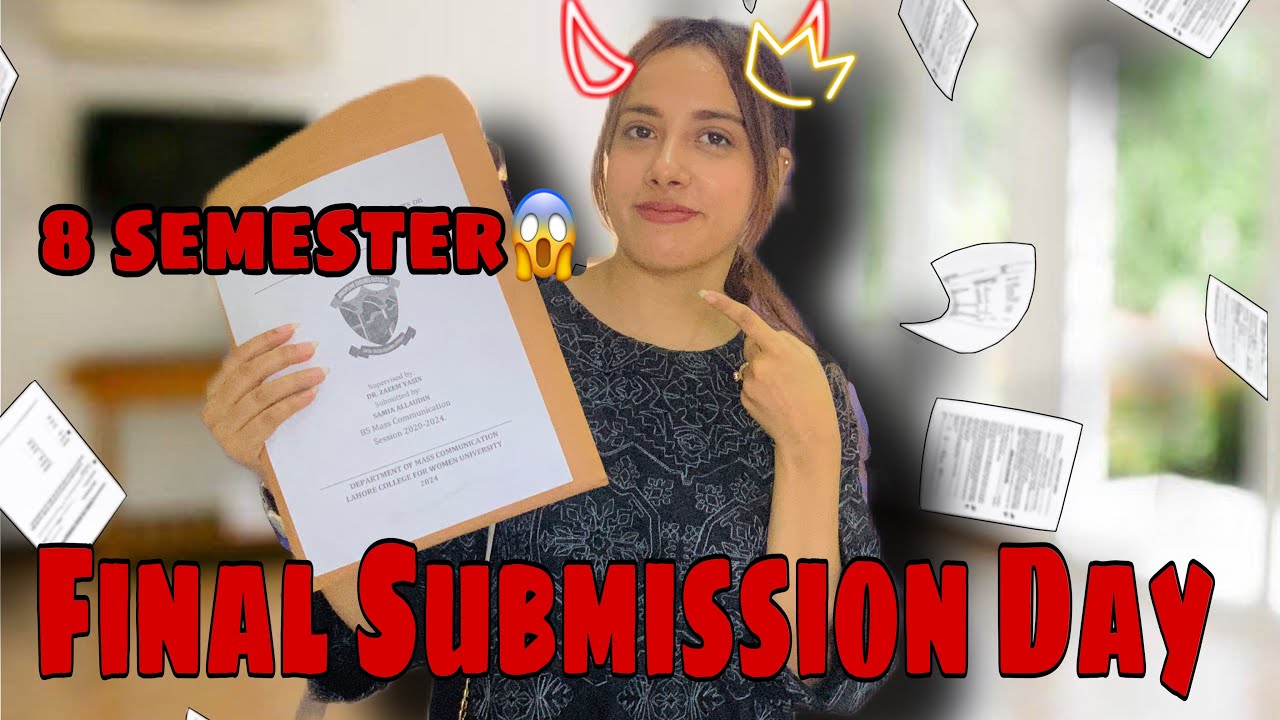 FINAL SUBMISSION DAY | 8 SEMESTER PROJECT SUBMIT NH HWA🥹 #dailyvlog # ...