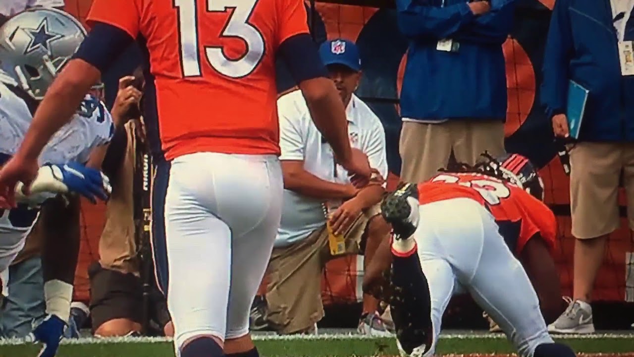 GARRET BOLLES INJURY (2017)- WEEK 2 2017- DENVER BRONCOS - YouTube