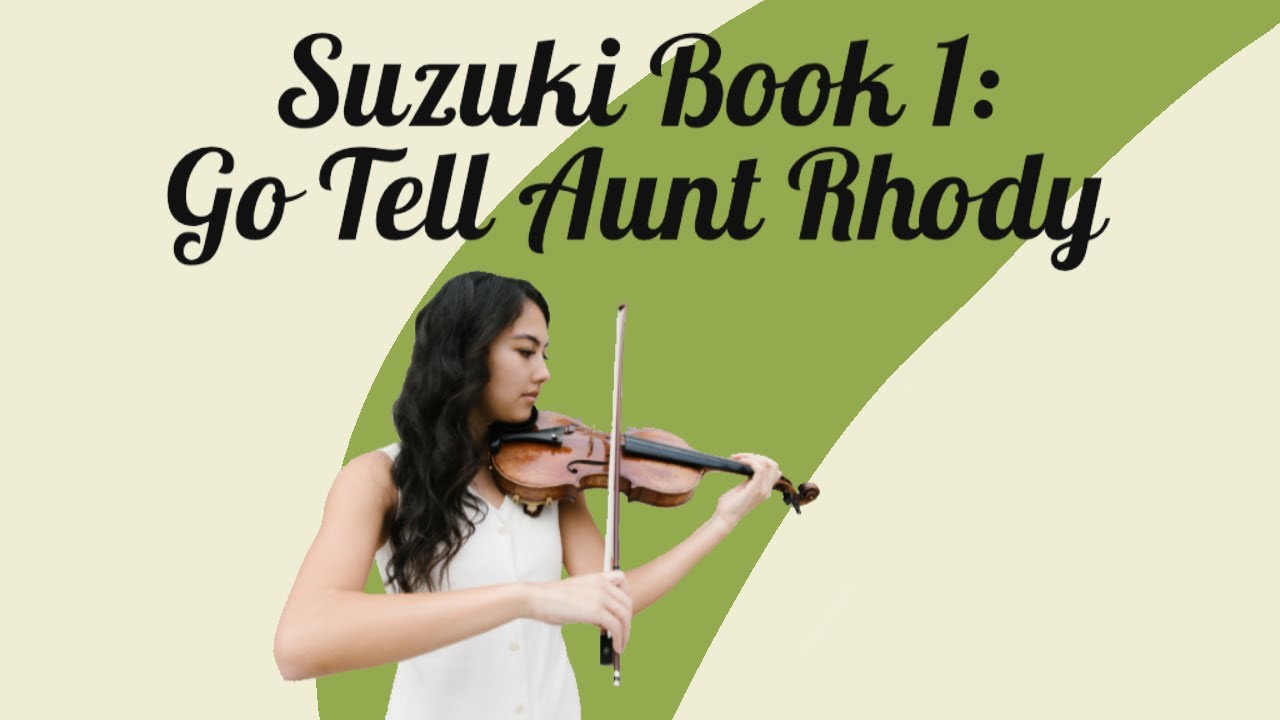 Go Tell Aunt Rhody - Practice Part (slow) Violin - YouTube