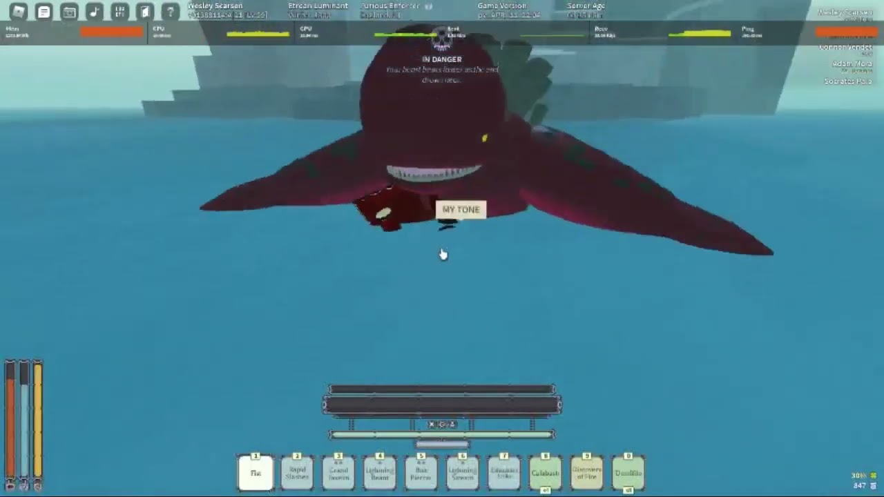 Scuba Drowner Talent saves me from RED Sharko Twice - Deepwoken - YouTube