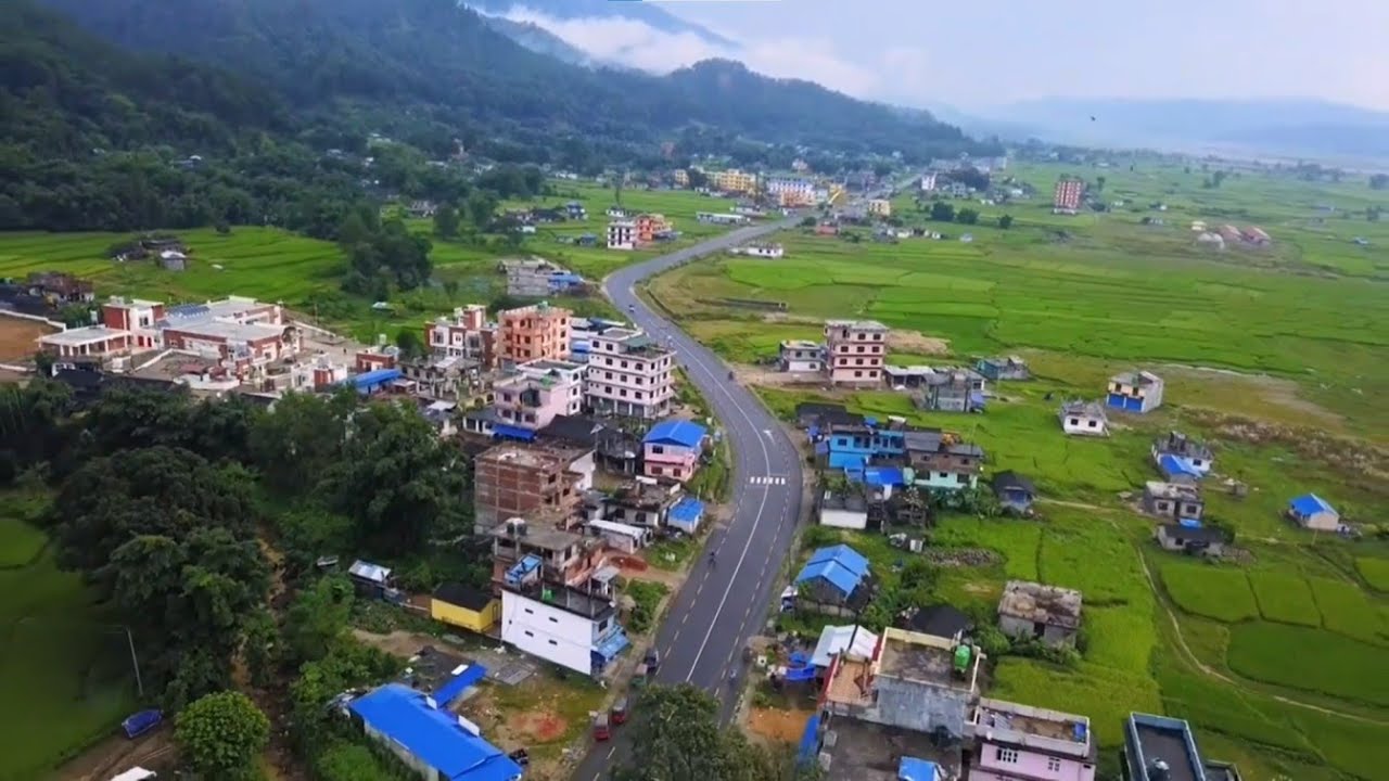 Sindhuli Marin Khola aerial Drone View With 4K - YouTube