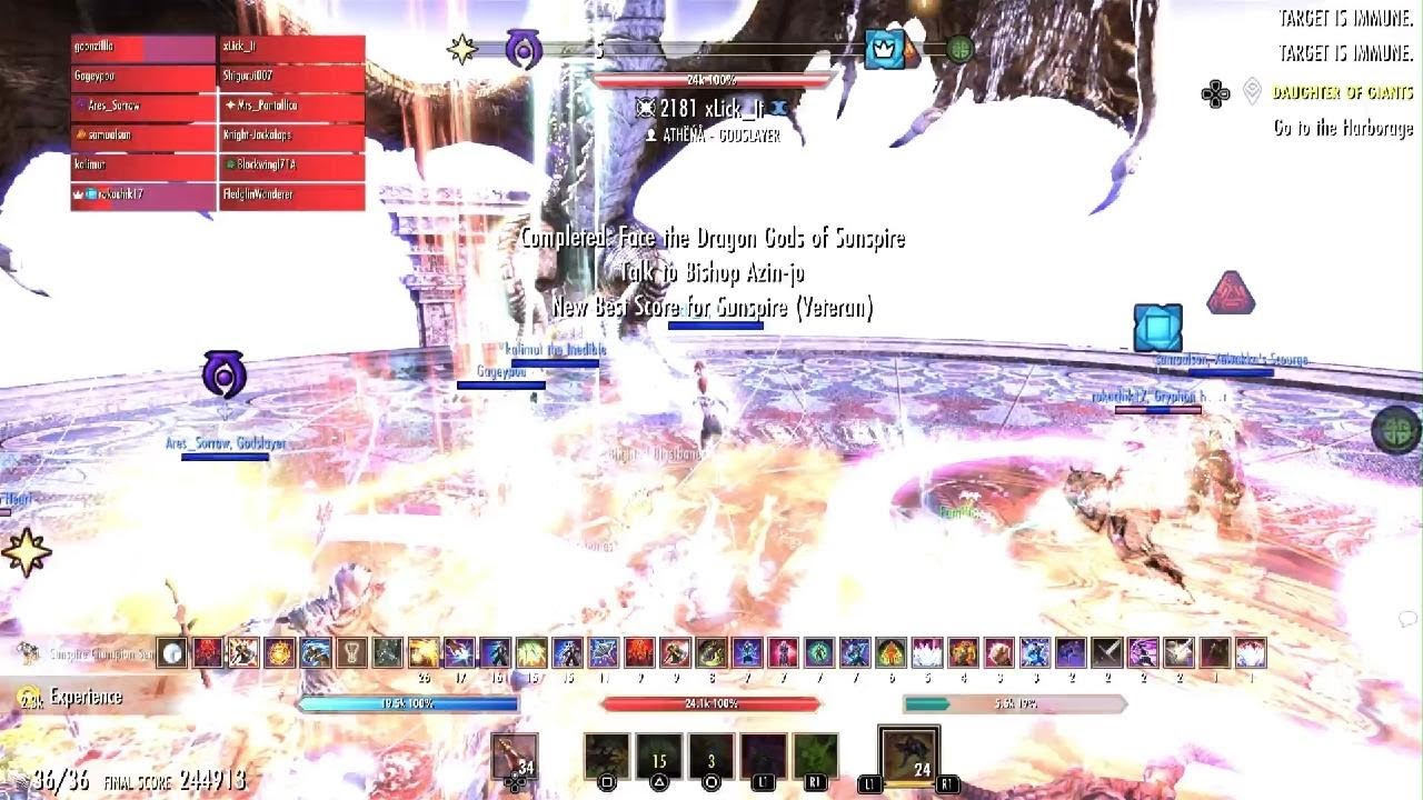 TESO Godslayer Arc dps 244,913 - YouTube
