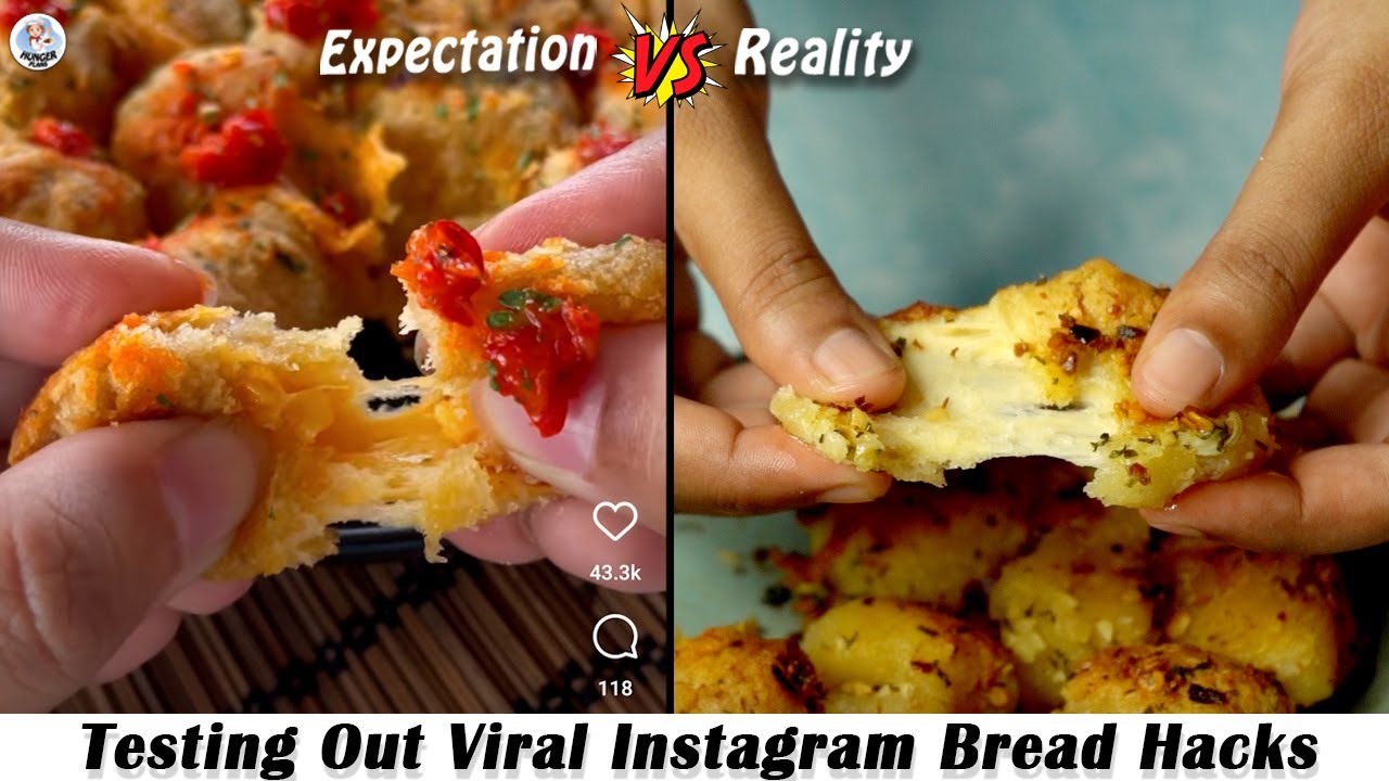Testing Out Viral Food Hacks | Testing Instagram Bread Hacks | Testing ...