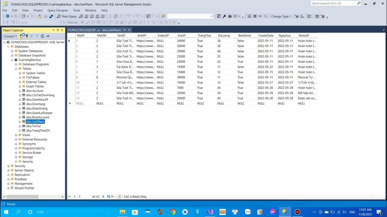 Hướng dẫn cài đặt và kết nối database Web MVC Asp .Net Core - YouTube