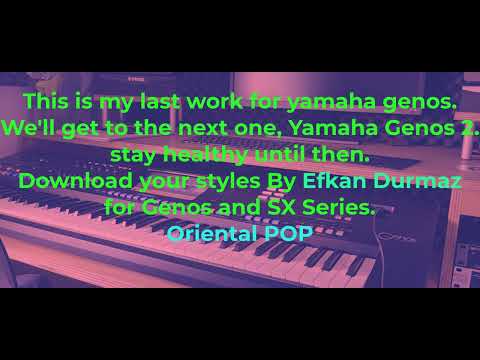 Yamaha Genos and PSR SX Series-Oriental POP (Turkish POP) Chaki Chaki
