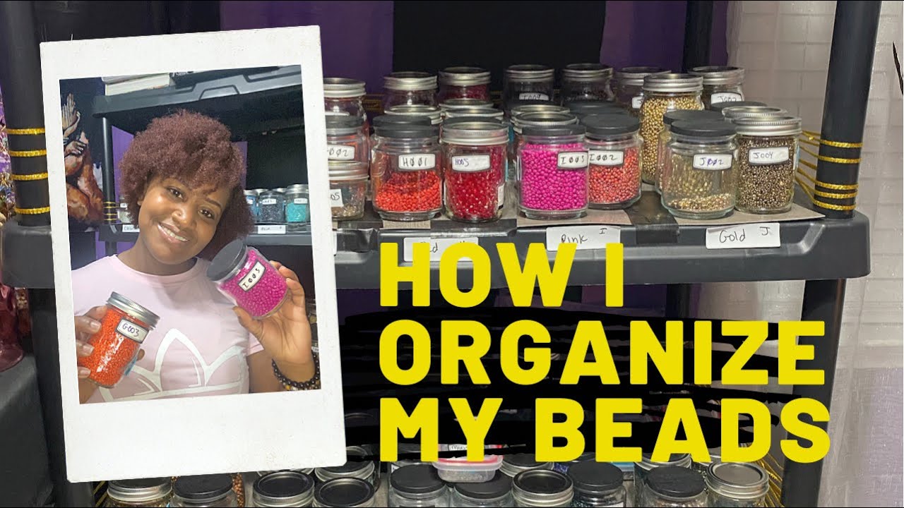 How I organize my beads for jewelry making - YouTube
