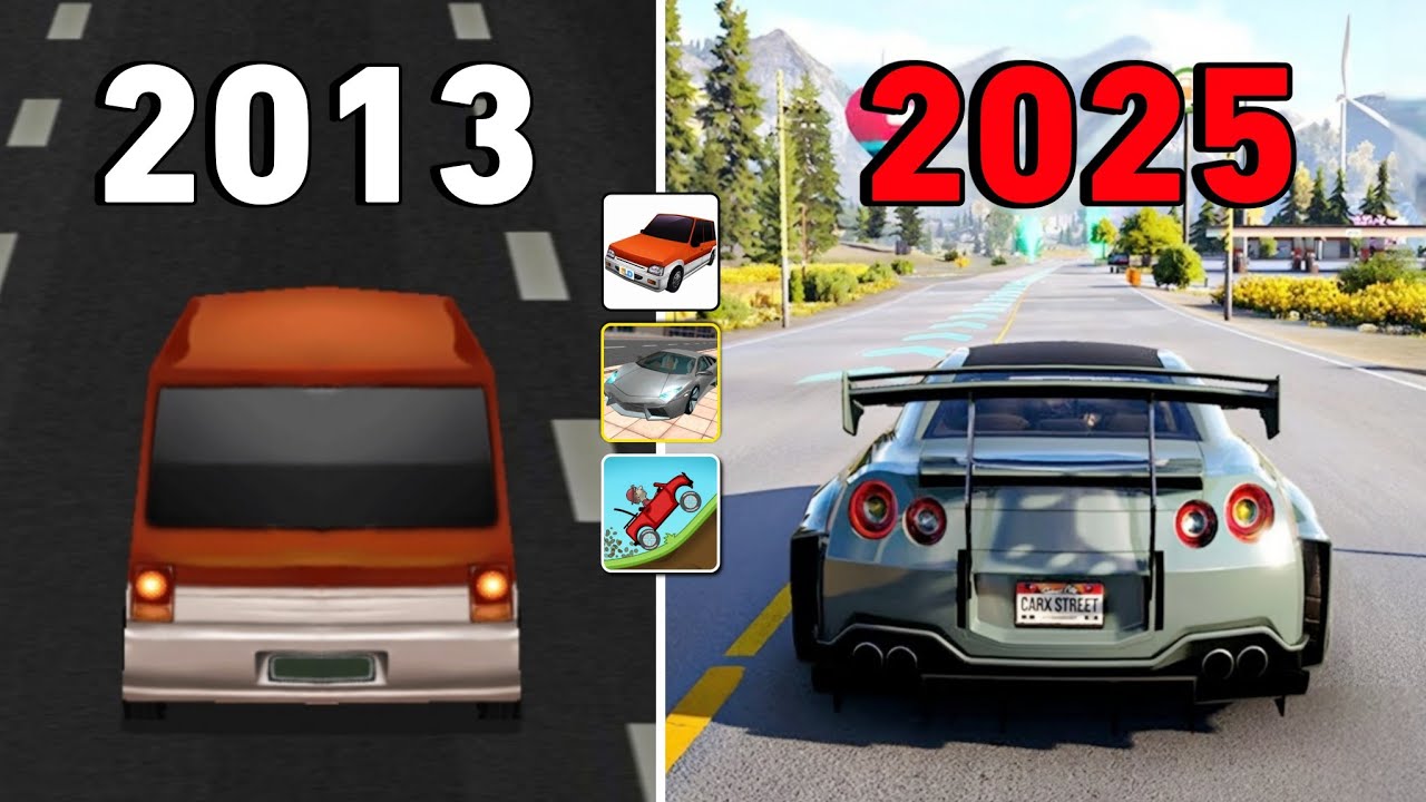 Evolution of Mobile Car Games ( 2013 - 2026) - YouTube