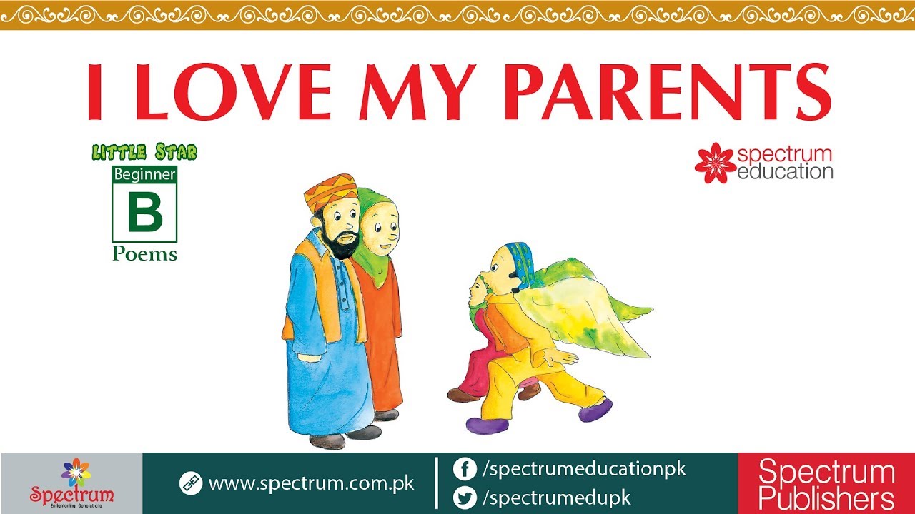 I Love My Parents (Poem) - YouTube