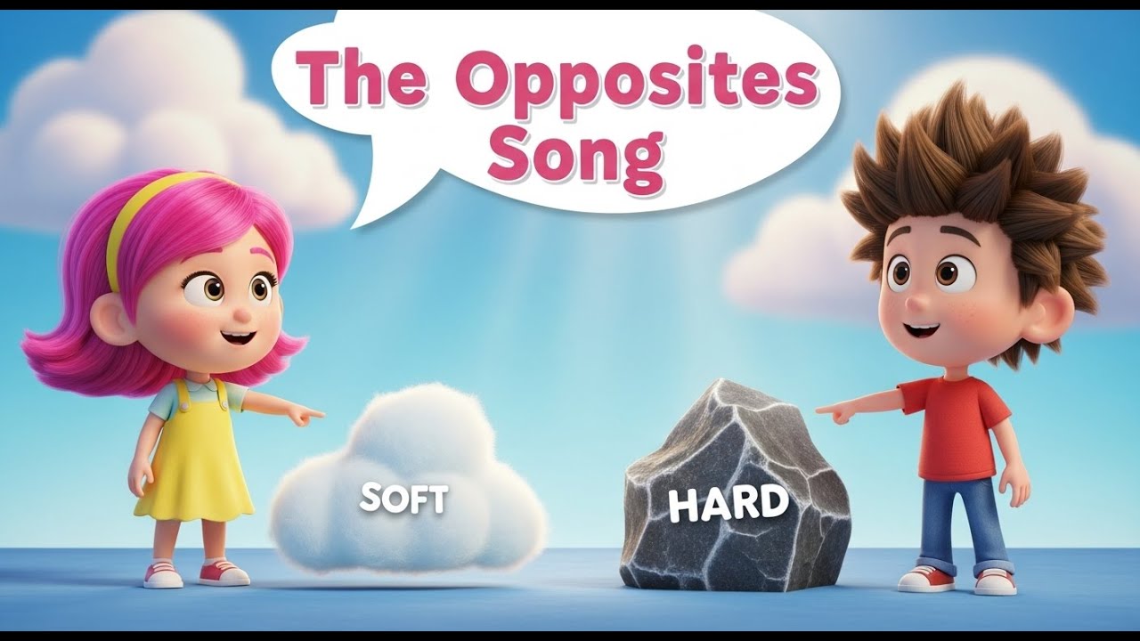 Opposites Song | Big vs Small | Nursery Rhymes & Kids - YouTube