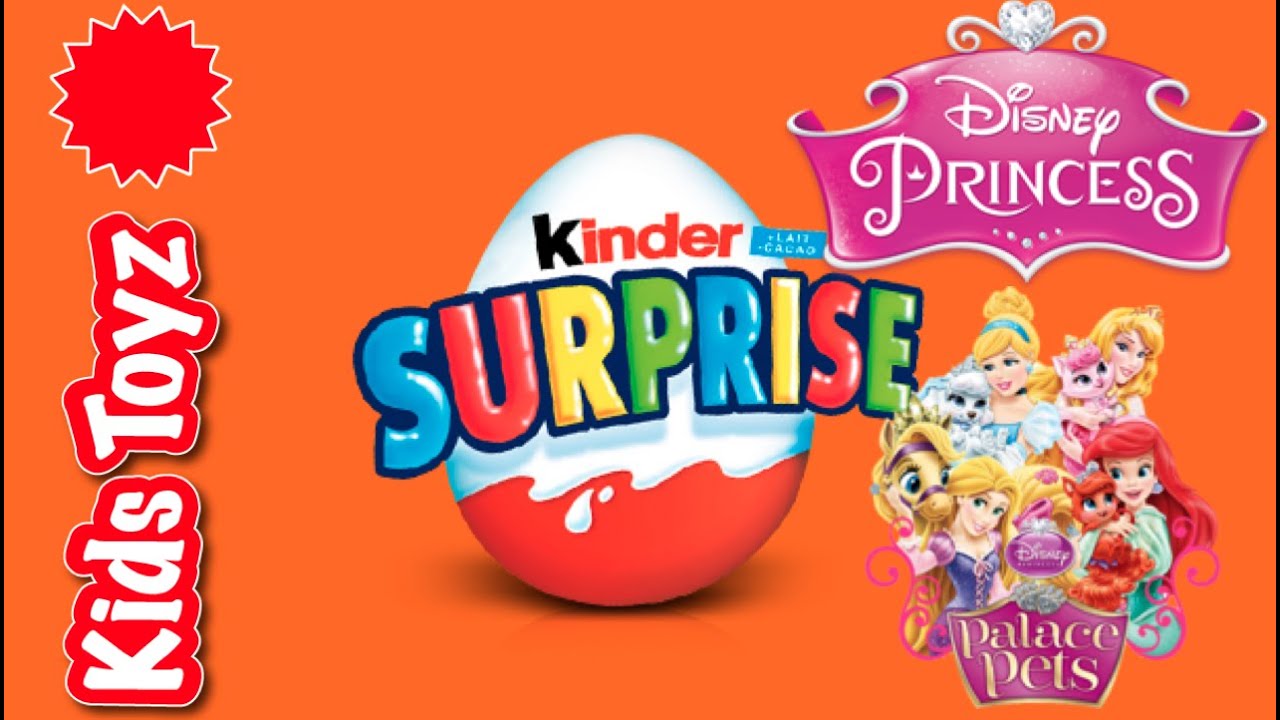 Kinder Surprise Disney Princess Palace Pets Egg - YouTube