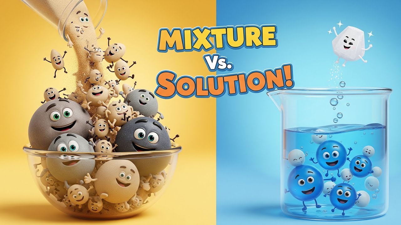 Mixtures vs. Solutions: What's the Difference? | 🥣 A Fun Chemistry ...