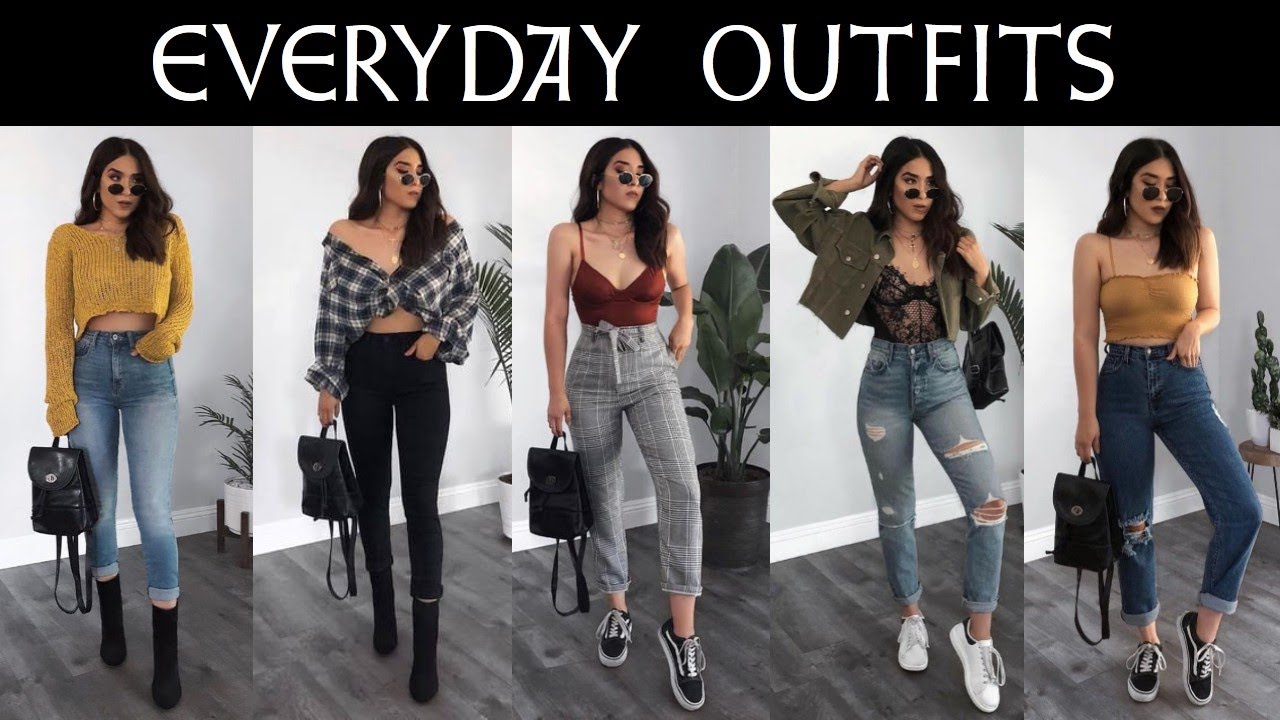 EVERYDAY OUTFITS IDEAS FOR 2021 (100+) / EASY & CASUAL OUTFITS - YouTube