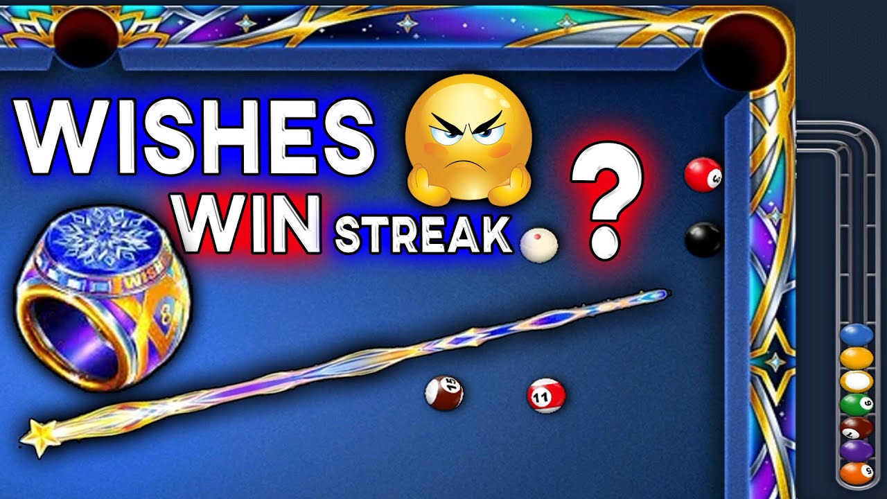 Wishes Win Streak Cue Level MAX 8 ball pool 😋 Funny Billiard 😂 - YouTube