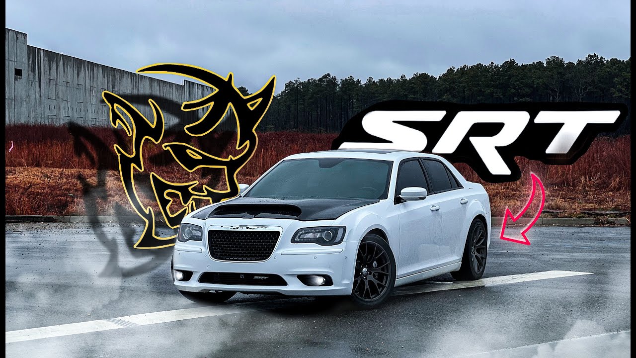 I PUT A DEMON HOOD ON MY CHRYSLER 300 SRT8!!!! - YouTube