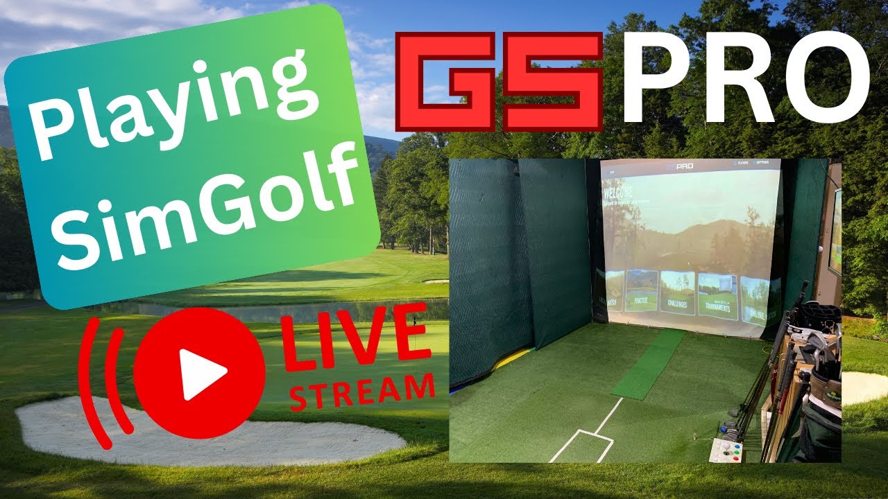 Happy New Year! Lets play Sim Golf on GS PRO - YouTube
