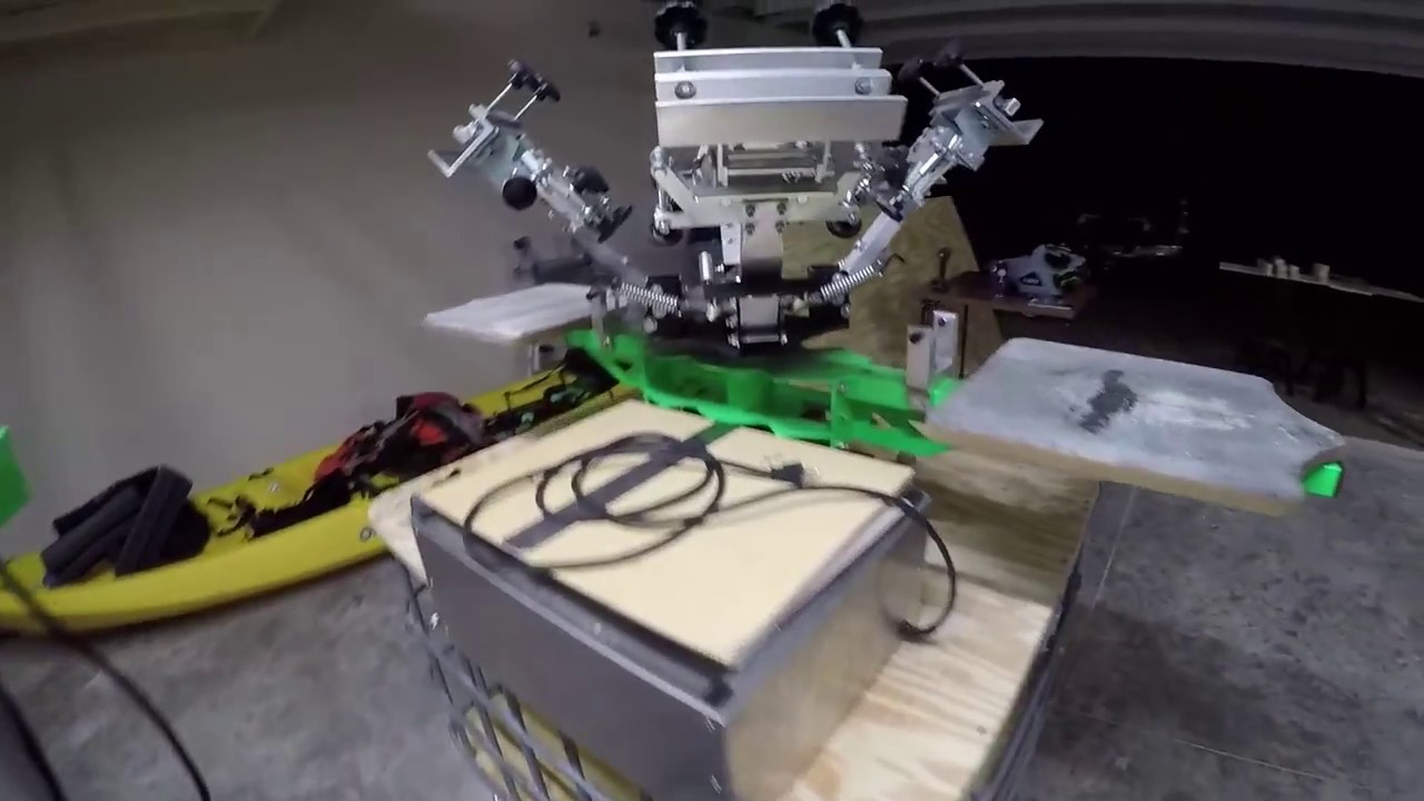 DIY Screen Printing Cart - YouTube