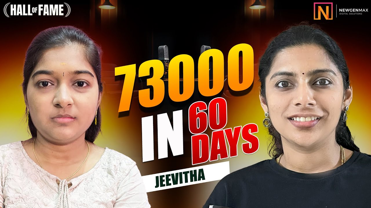 Hall of Fame: Jeevitha Achieved 73000 in 60 days #amazonbusiness #amazon #nivethamuralidharan ...