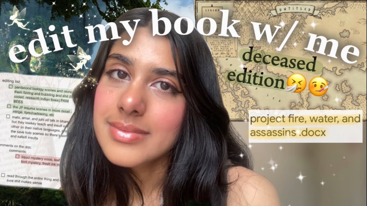💌edit my novel with me *chaotic* *unhinged* 🍄 writing vlog 🌱 - YouTube