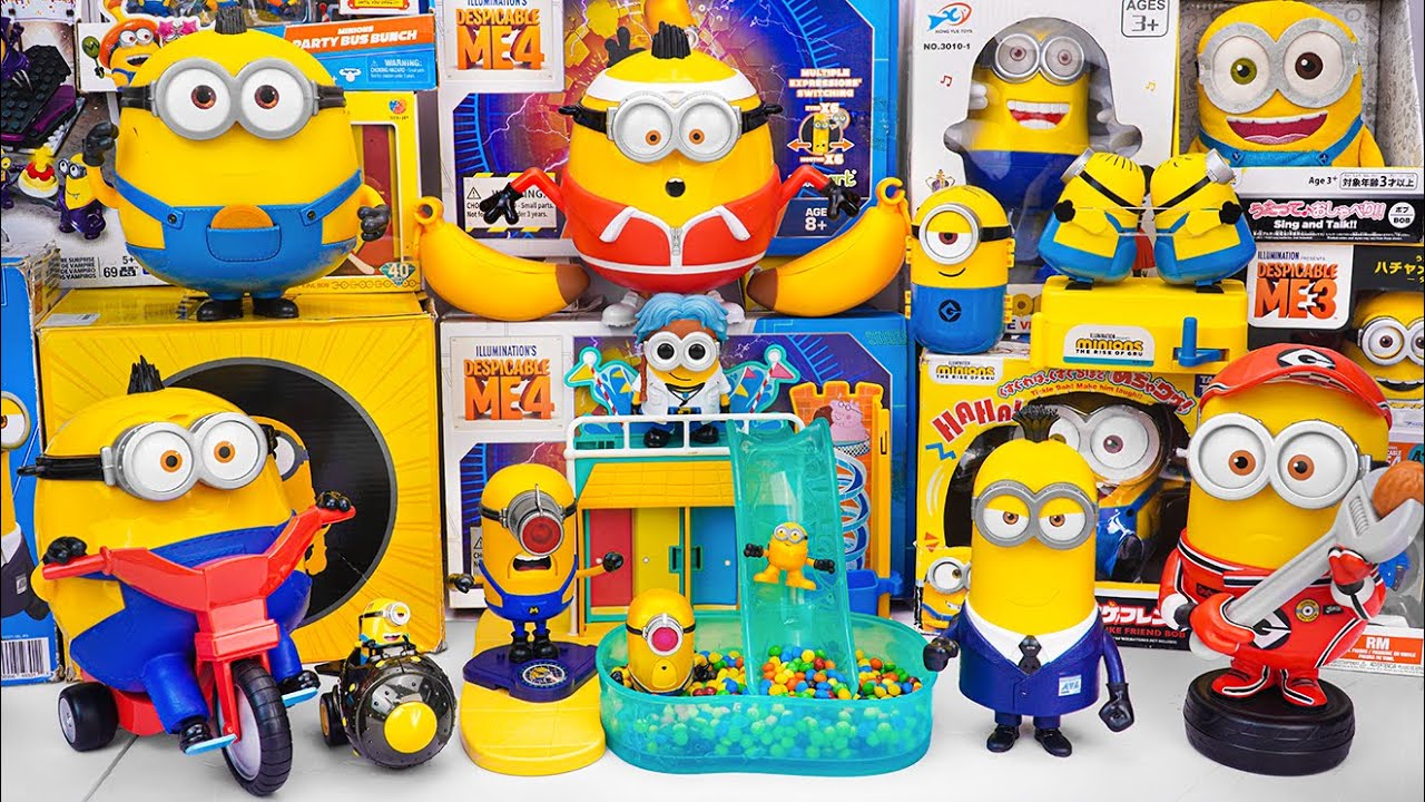 98 Minutes of Satisfying ASMR Unboxing | Adorable Minions Swimming Pool ...