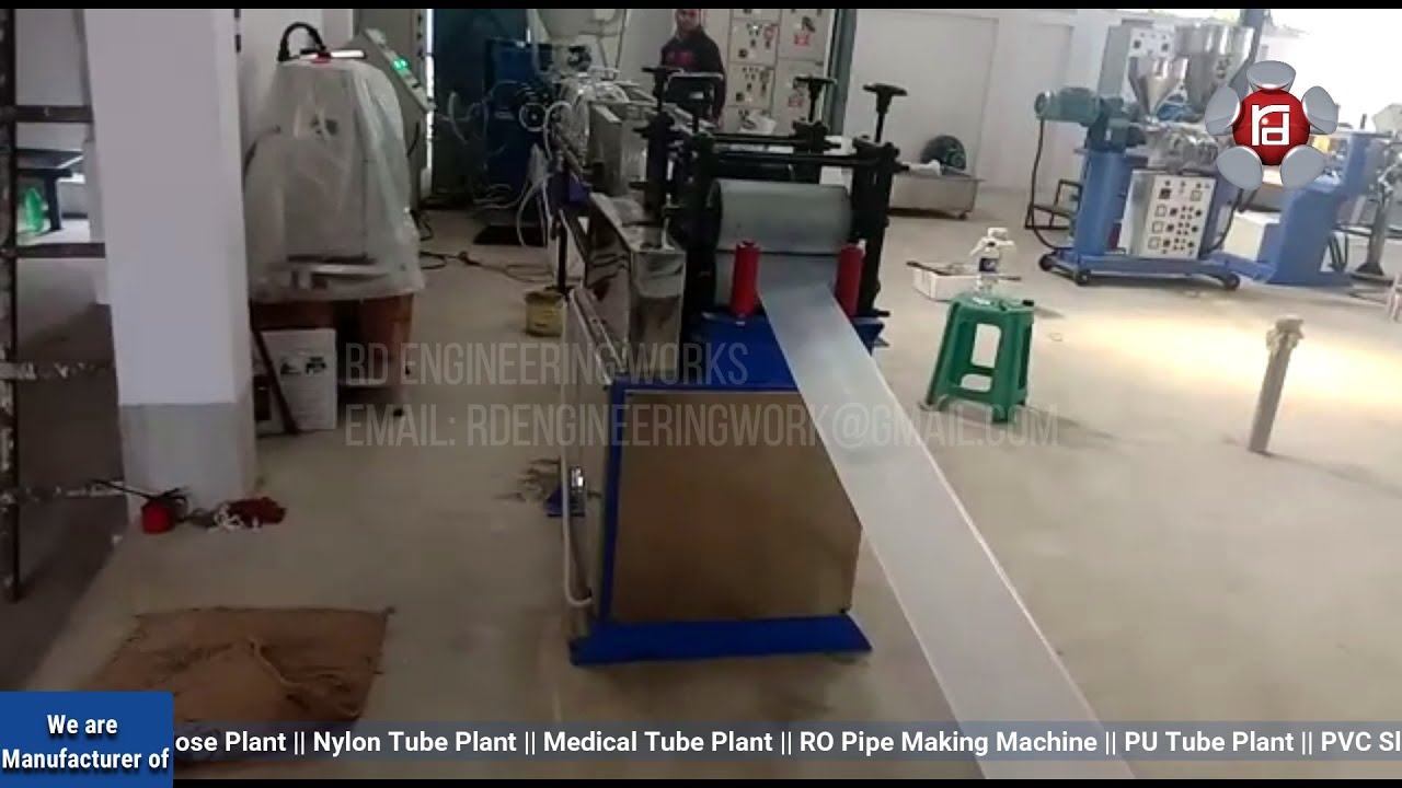 Lay Flat Hose LLDPE Agricultural Lapeta Delivery Pipe Extrusion Plant by RD Engineering Works ...