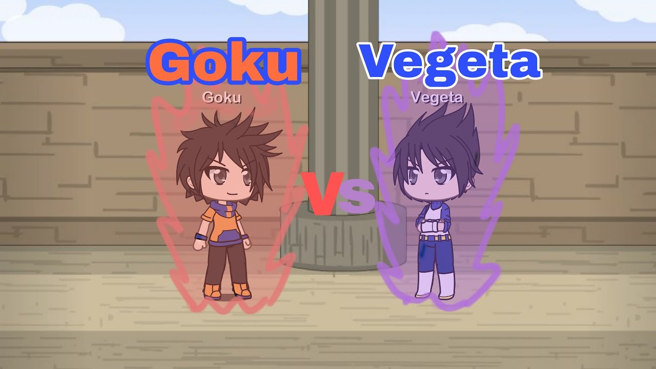 Vegeta vs Goku con kaioken en Gacha life - YouTube