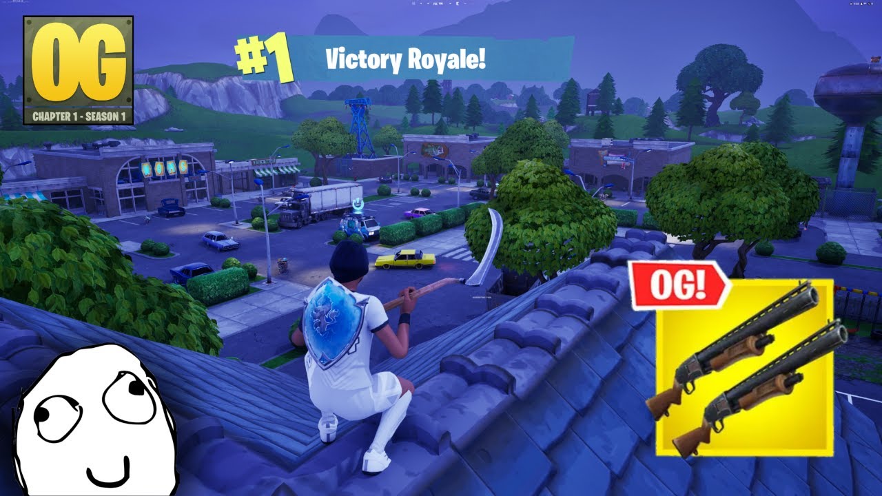 Fortnite OG Chapter 1 Season 1 Gameplay Win - YouTube
