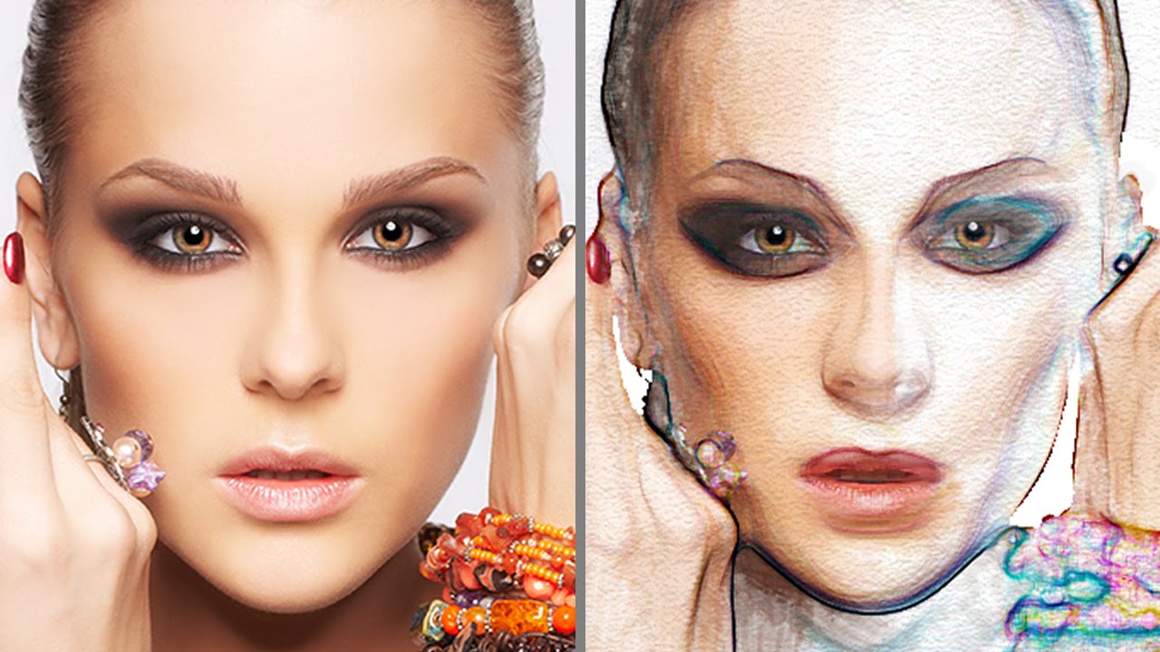 Photoshop Tutorial: How to Create a Transitional, Watercolor Portrait ...