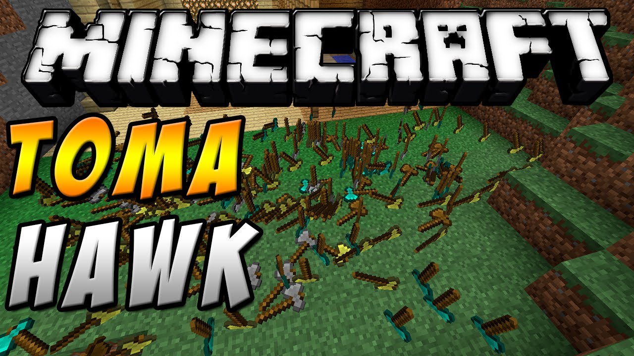 Minecraft - TOMAHAWK MOD! (Hachas lanzadoras como en CoD!) - ESPAÑOL ...