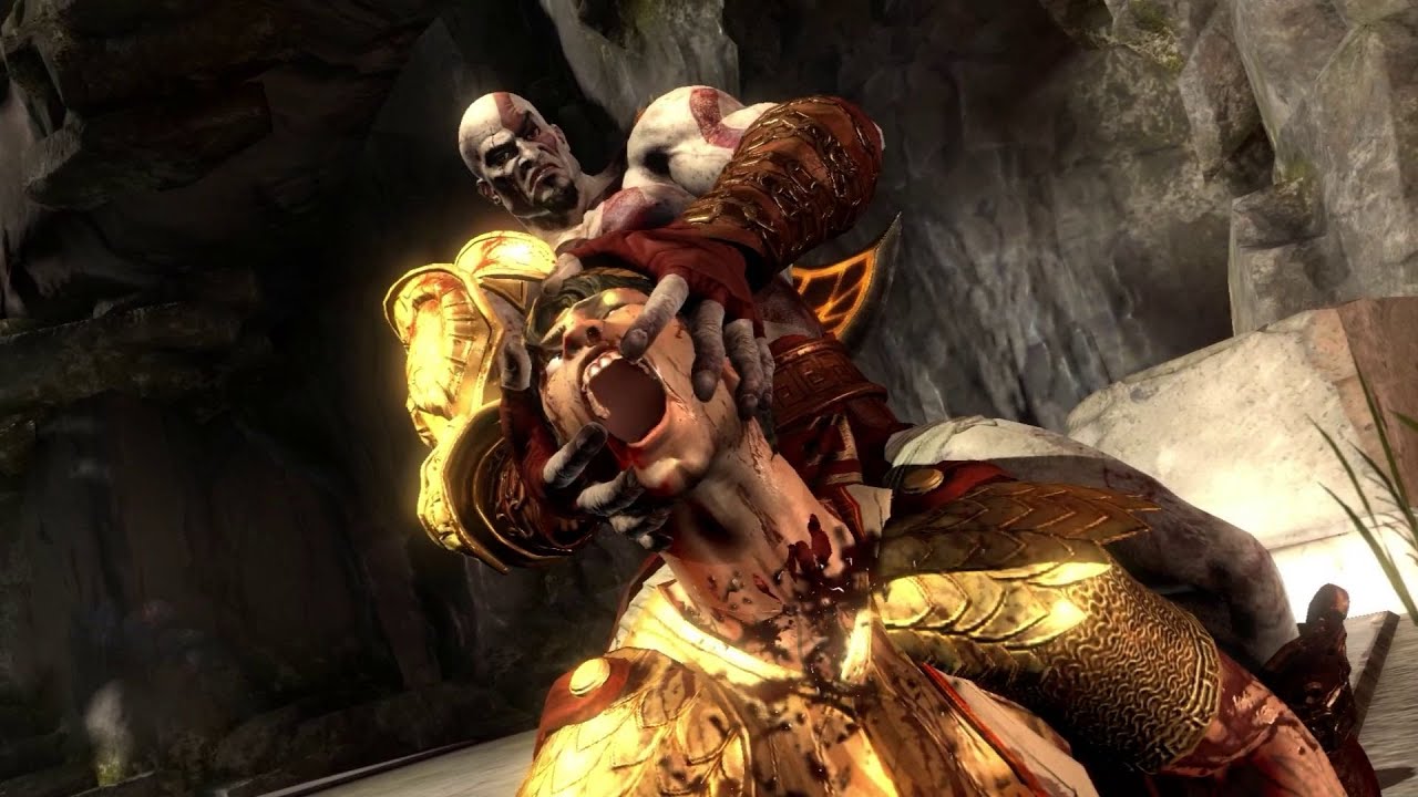 God of War 3 remastered - Kratos Vs Helios Boss Fight - YouTube