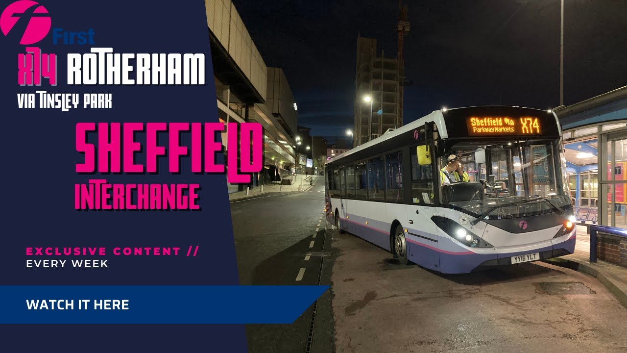 First South Yorkshire | X74 | Rotherham Bus Station - Tinsley - Tinsley ...