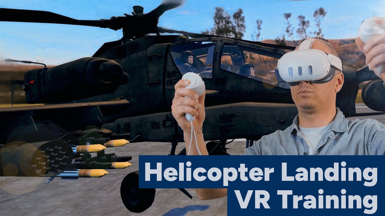Helicopter Landing Officer VR Experience for Quest 3 and Pico 4 - YouTube