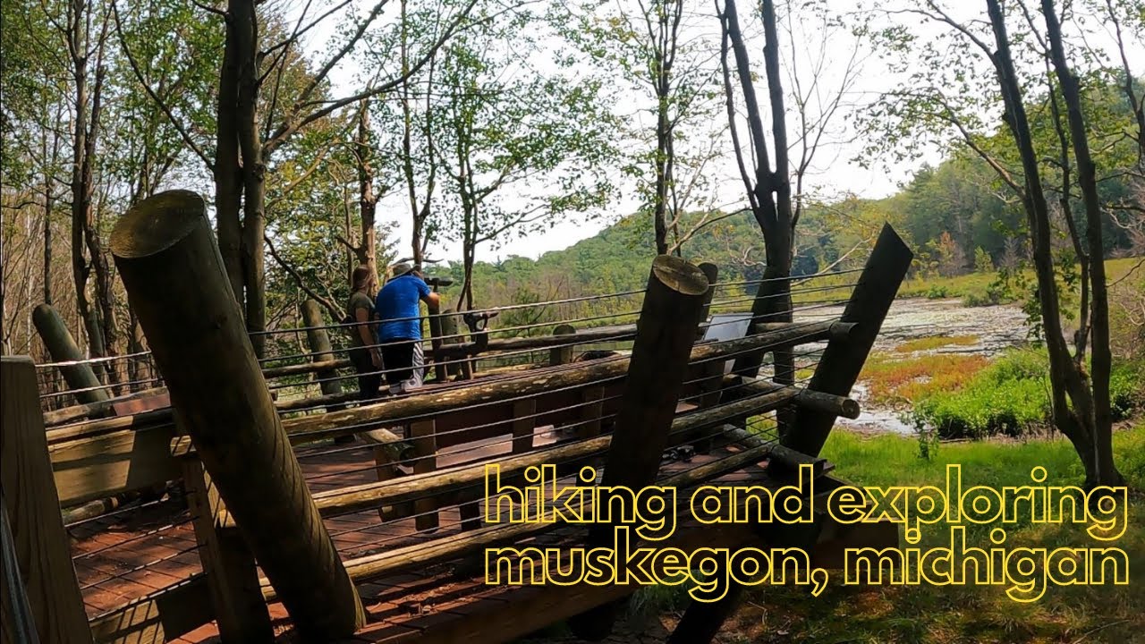 Hiking and exploring in Muskegon, Michigan - YouTube